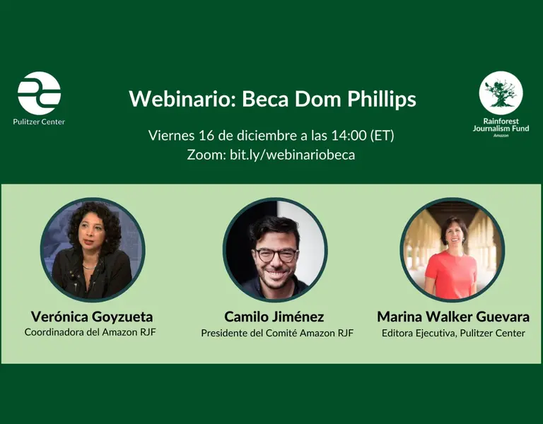 Webinar: Dom Phillips Reporting Grant | Pulitzer Center